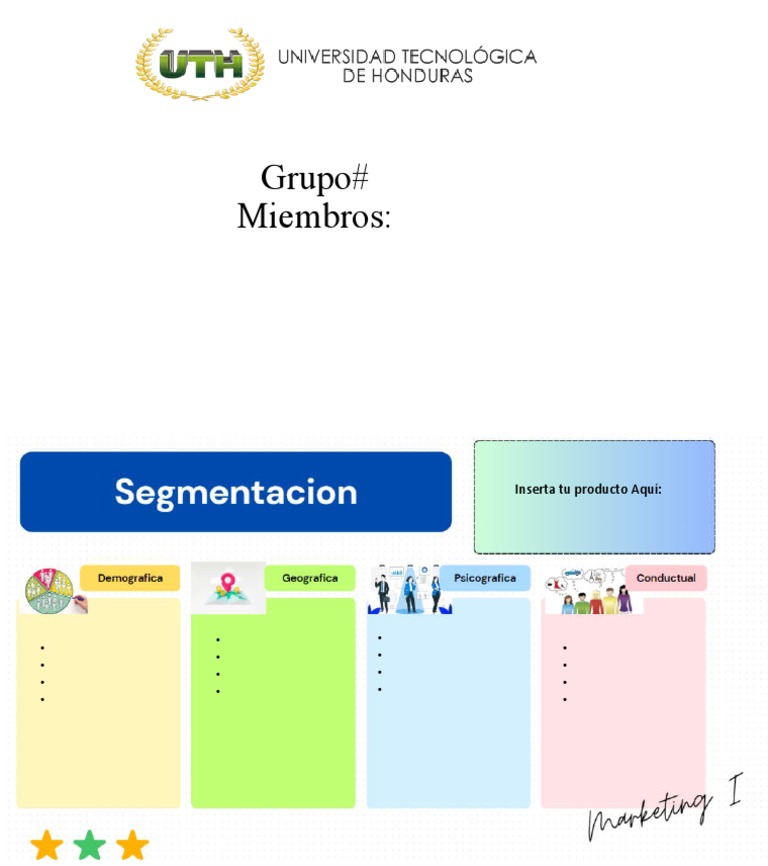 Tarea Segmentacion De Mercado Pdf