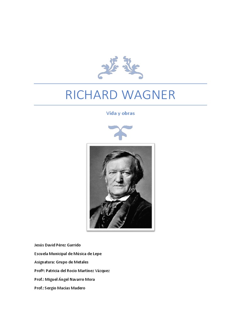 Grupo de Metales - Richard Wagner | PDF | Richard Wagner | Orquestas