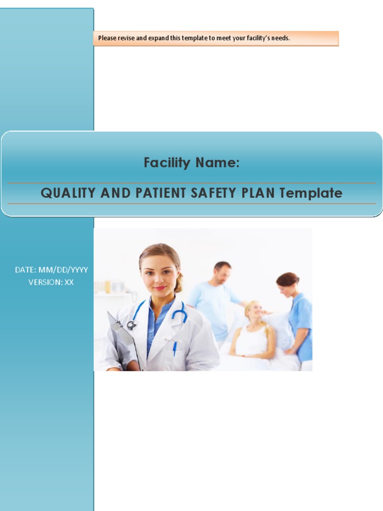 Patient Safety Plan Template | PDF | Patient Safety | Personal ...