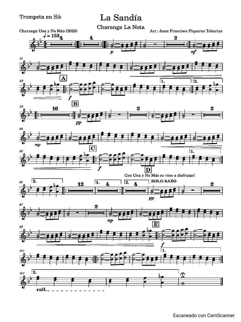 La Sandia Charanga PDF | PDF