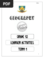 Grade 12 Mapwork Task 2024 | PDF | Topography | Geographic Information ...