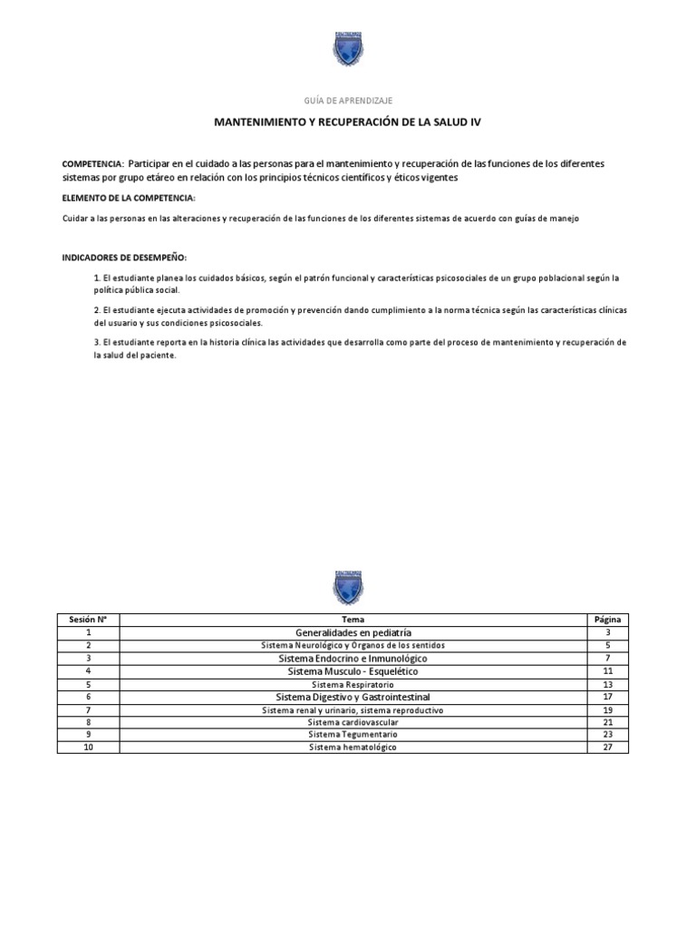 Guia - Apz - MRS - IV | PDF | Influenza | Tipo de sangre