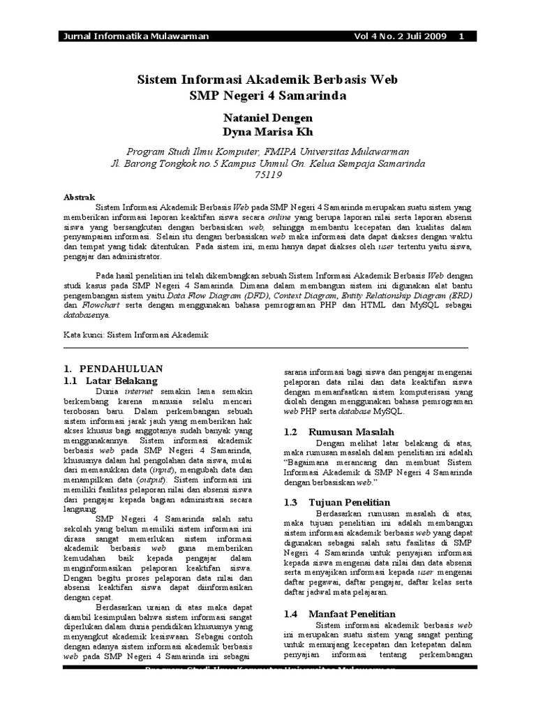 Siakad smp4 | PDF