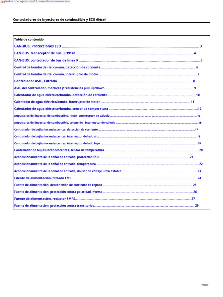Diesel Ecu and Fuel Injector Drivers - En.es | PDF | Combustible diesel ...