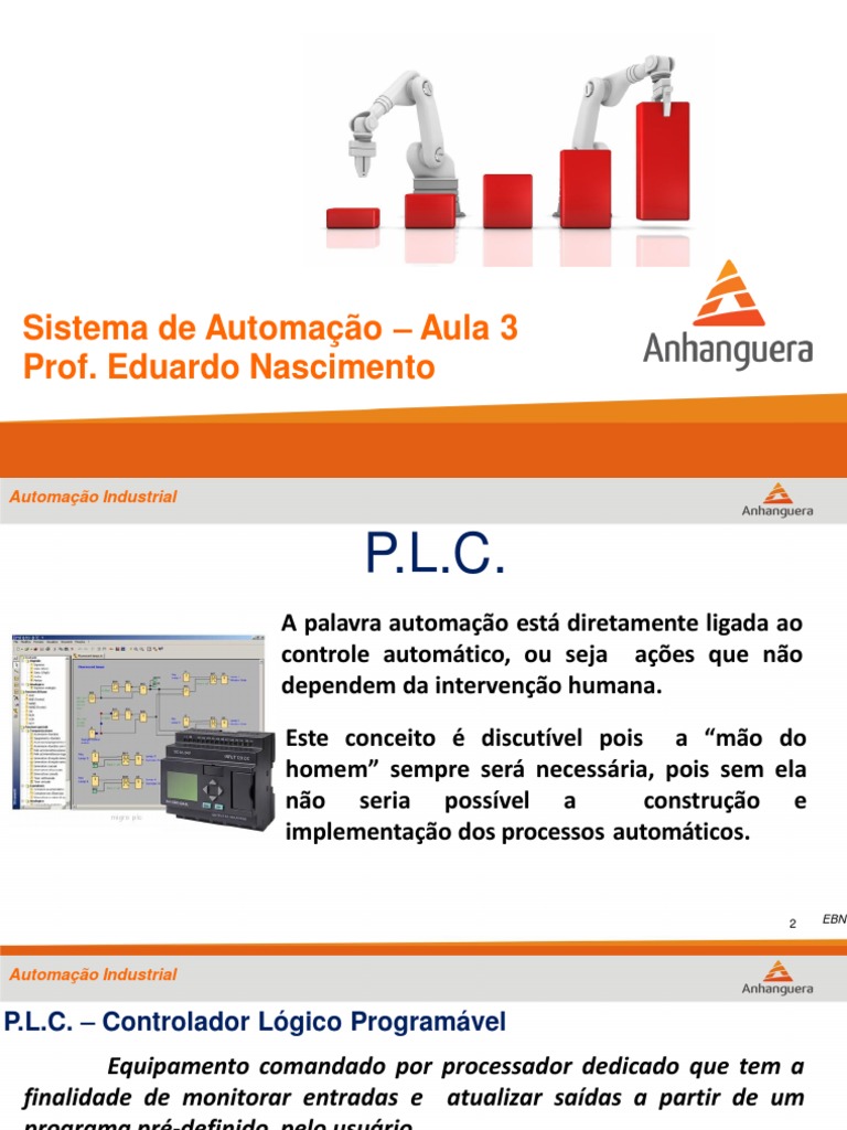 Introdução ao PLC na Automação Industrial | PDF | Controlador lógico ...