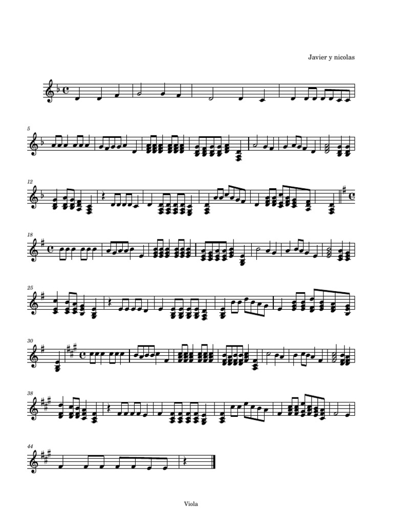 Gloria A Dios Violin | PDF