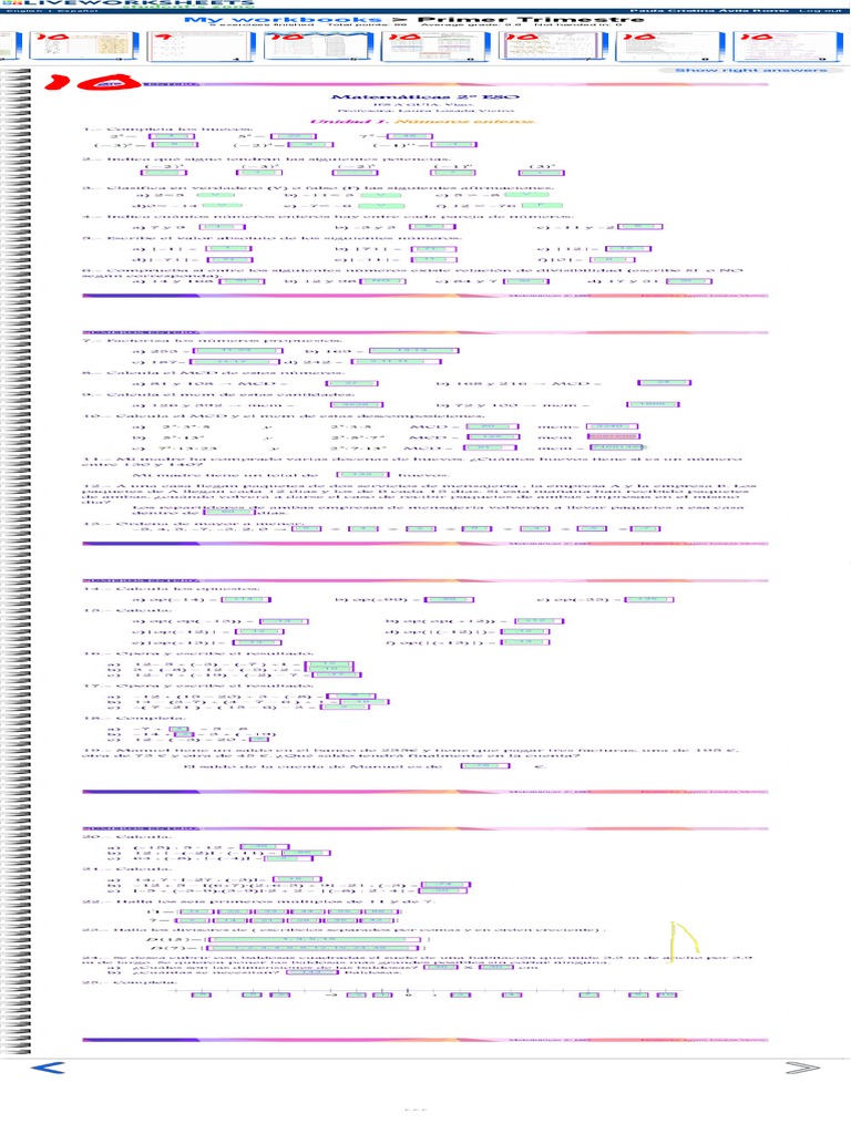 Student Workbooks | PDF