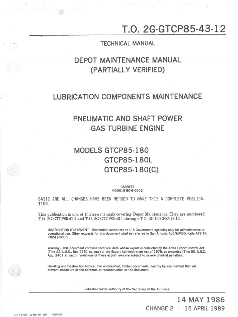 2G-GTCP85-43-12 CMM GTCP85-180 3-15-93 | PDF