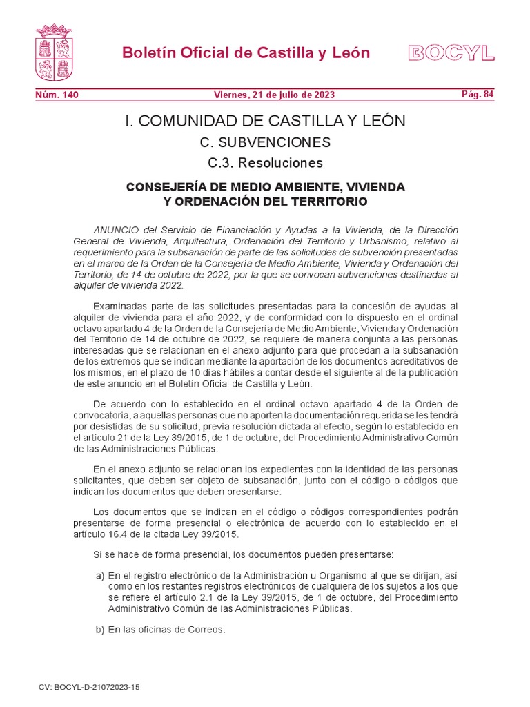 Bocyl D 21072023 15 | PDF | Gobierno