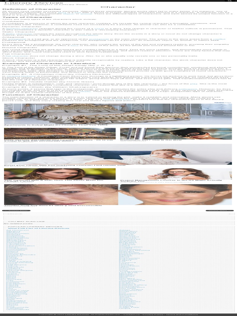 Character - Examples and Definition of Character | PDF | A Christmas ...