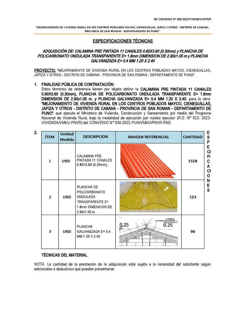 Eett Calamina Prepintada | PDF | Materiales | Materiales de construcción