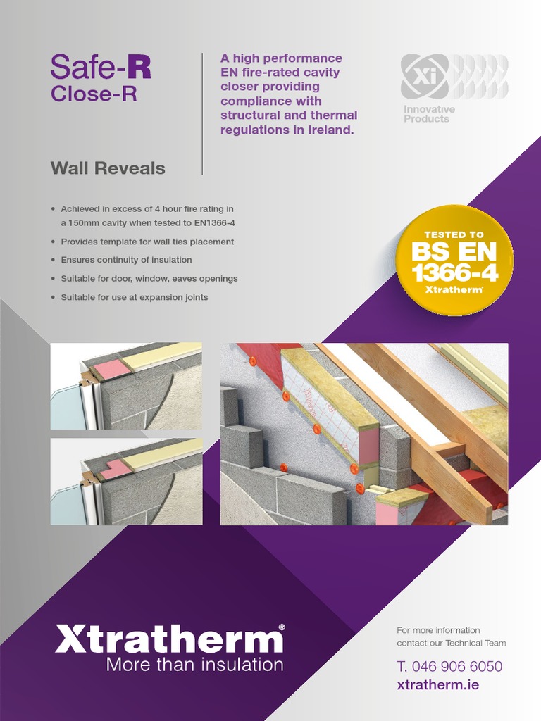 Xtratherm - Safe-R Close-R v2 | PDF | Building Insulation | Heat Transfer