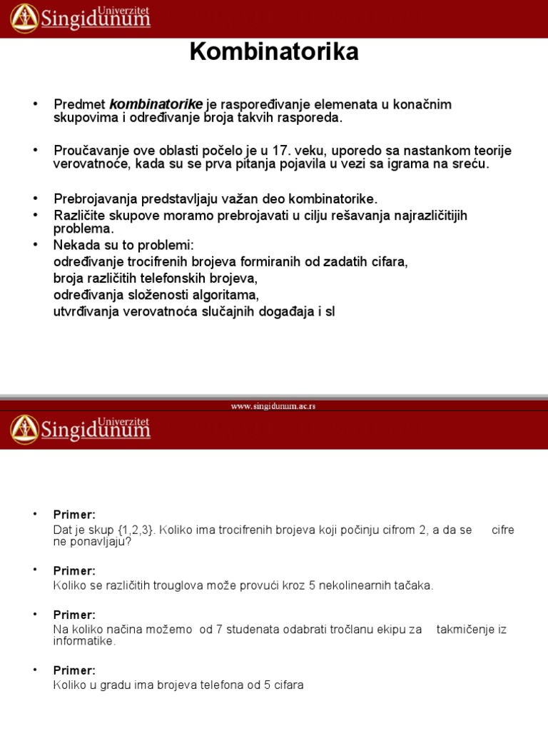 4 Kombinatorika | PDF