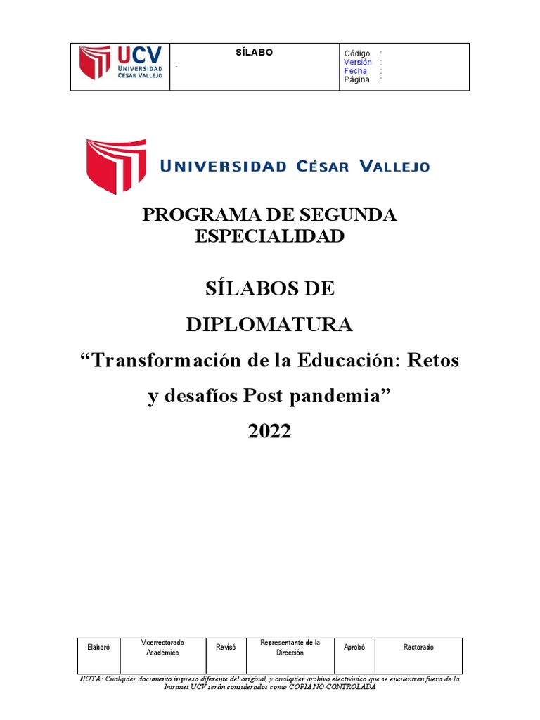 Diplomatura en Políticas Educativas 2022 | PDF | Aprendizaje | Salón de ...