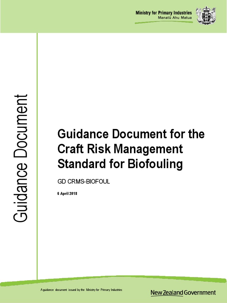 Guidance-document-for-CRMS-Biofouling | PDF