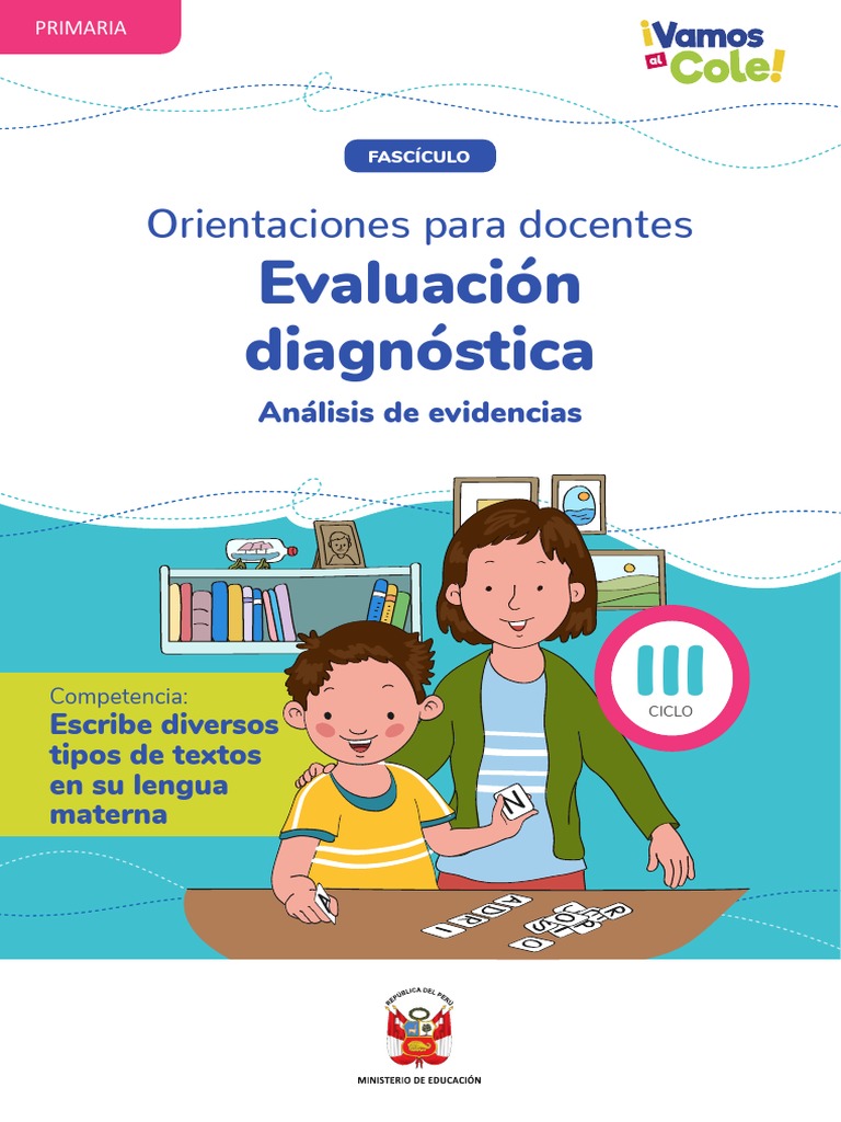 Orientaciones para El Diagnóstico de La Competencia Escribe Diversos Tipos de Textos en Su ...