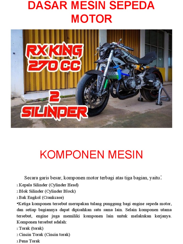 Dasar Mesin Motor 4 Tak & 2 Tak | PDF