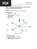 13.2.7 Packet Tracer - Configure A Basic WLAN On The WLC | PDF | Wireless Lan | Mobile Technology