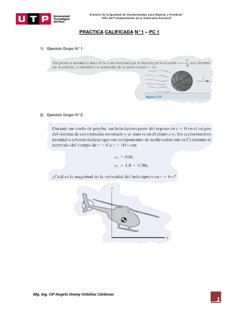 PC1 - Dinámica | PDF