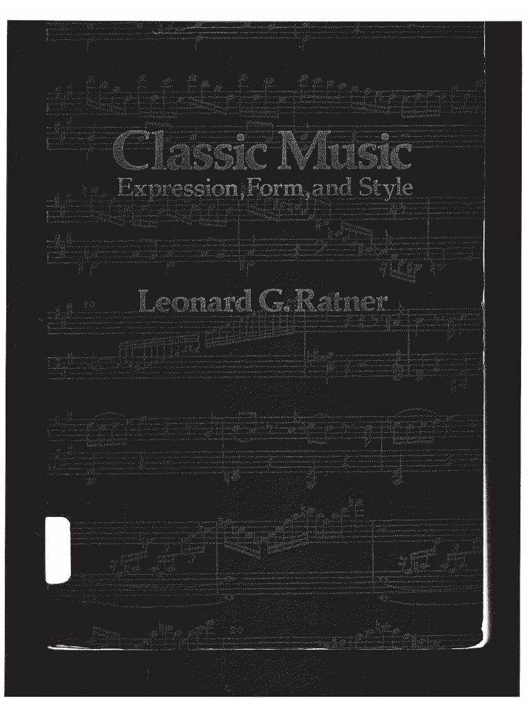 Ratner - 1980 - Classic Music Expression, Form, and Style | PDF