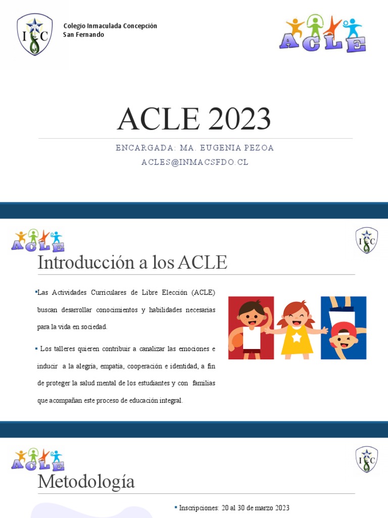 Acle 2023 Presentación | PDF
