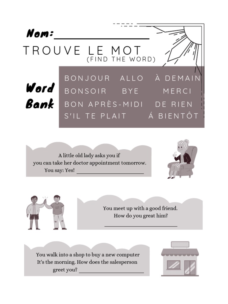Trouve Le Mot (Day 2) | PDF