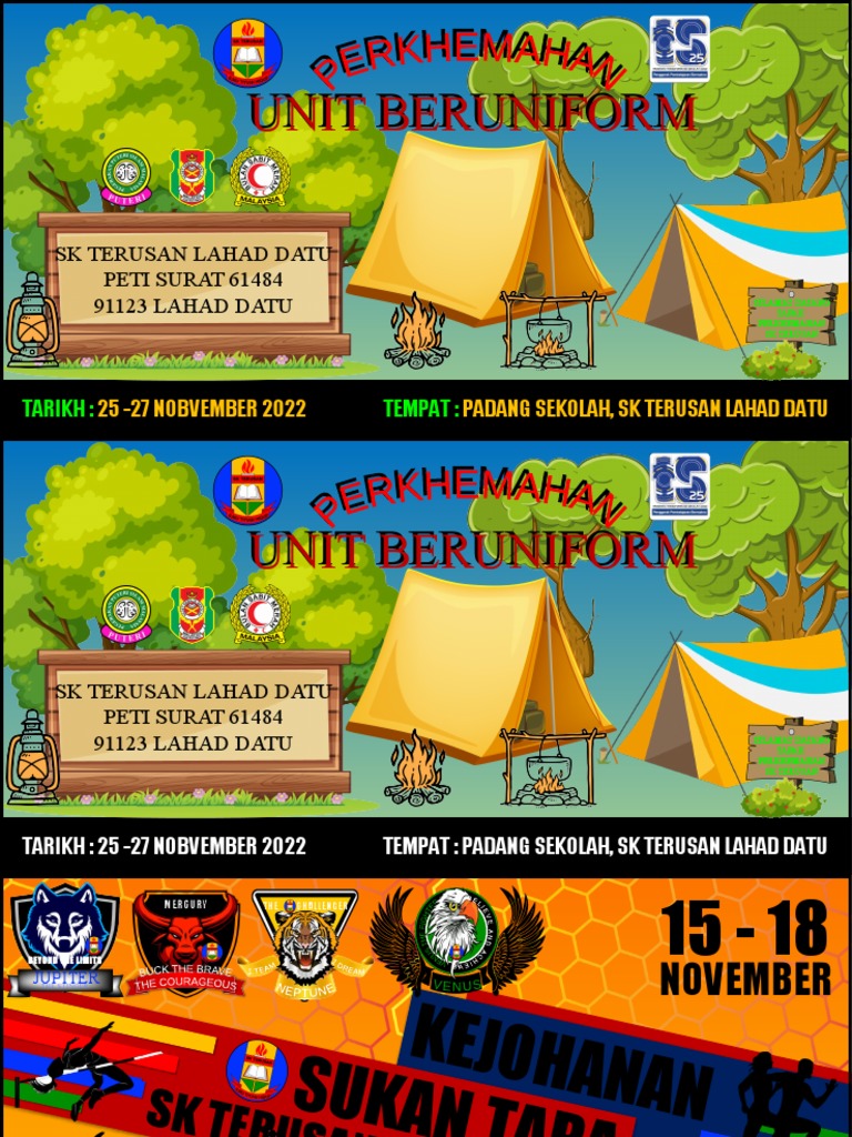 Banner Perkhemahan SK Terusan | PDF
