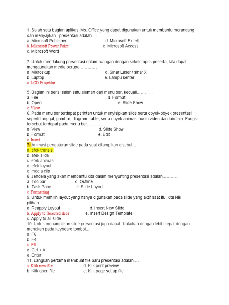 Uts Komputer Terapan | PDF