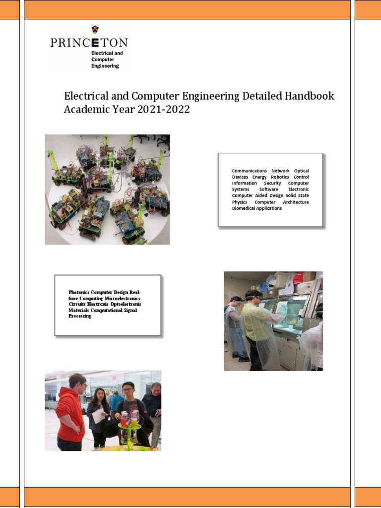 ECE Handbook 2021-2022 Guide | PDF | Electronic Engineering | Machine ...