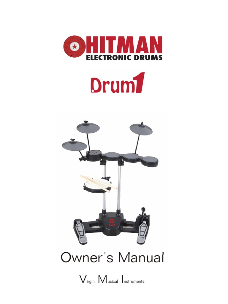 Hitman Drum1 Eng | PDF | Drum Kit | Usb
