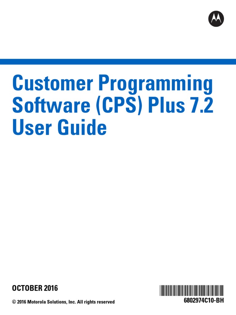 CPS Plus 7.2 Start-Up User Guide - EN - 6802974C10 - BH | PDF ...