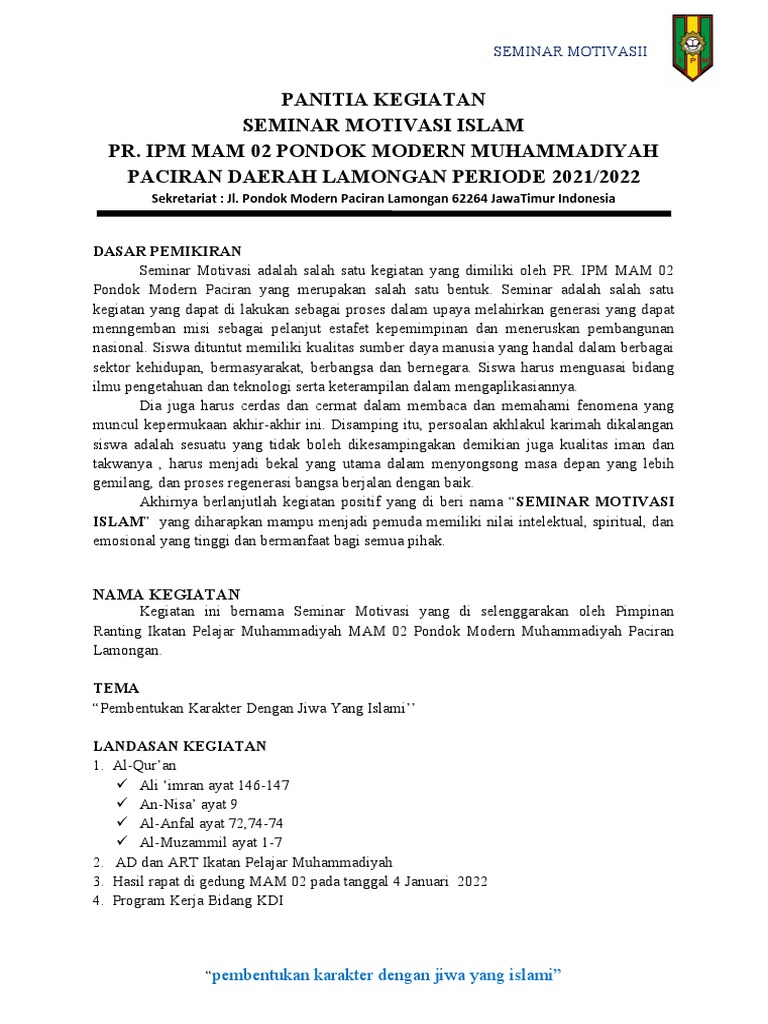 Proposal B.indo | PDF