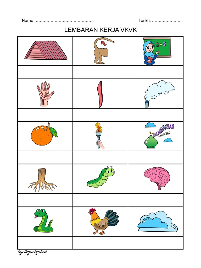 LEMBARAN KERJA VKVK | PDF