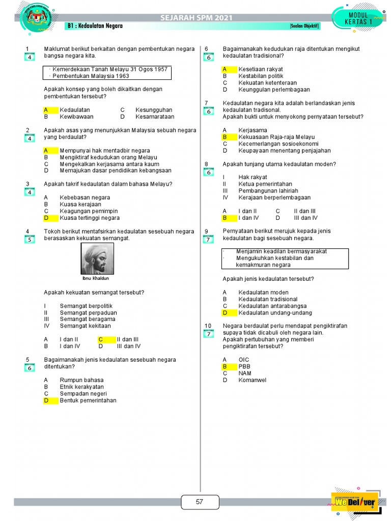 002 Modul T2V Sejarah K1 Guru-57-61 | PDF