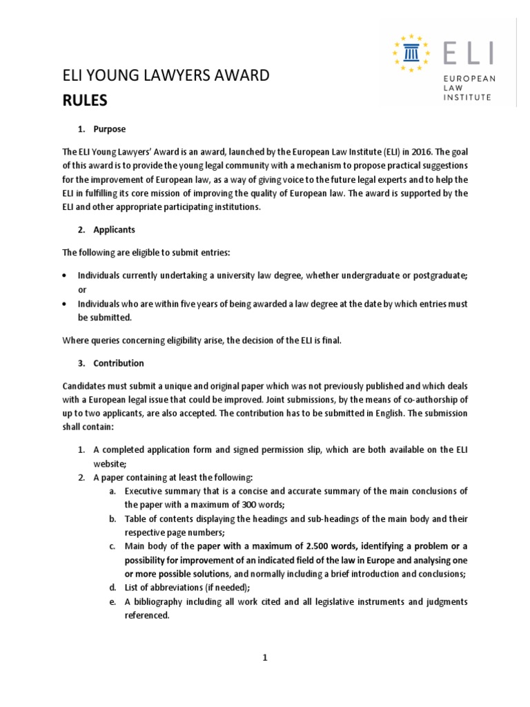 Law Citation Example