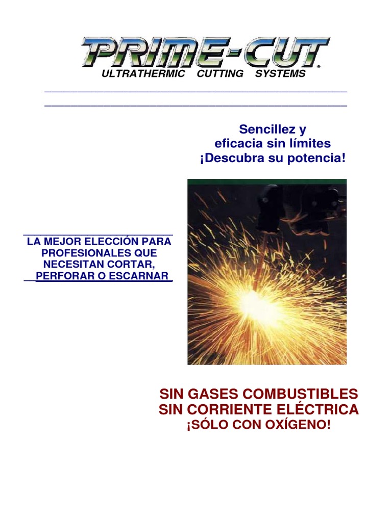 Sistemas de Corte Ultratermicos PRIME CUT | PDF