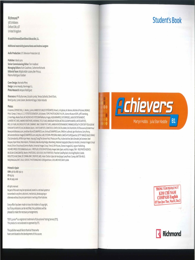 Achievers b1 | PDF