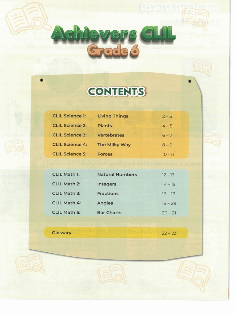 Achievers 6 Clil | PDF