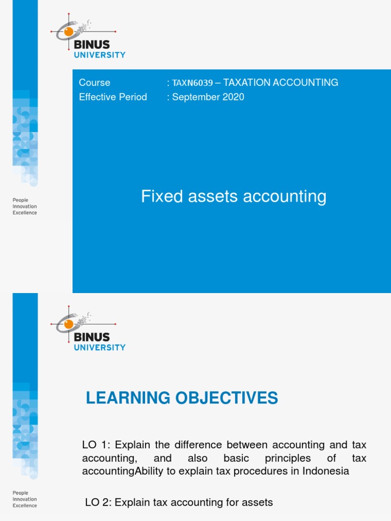3 Fixed Assets Accounting | PDF
