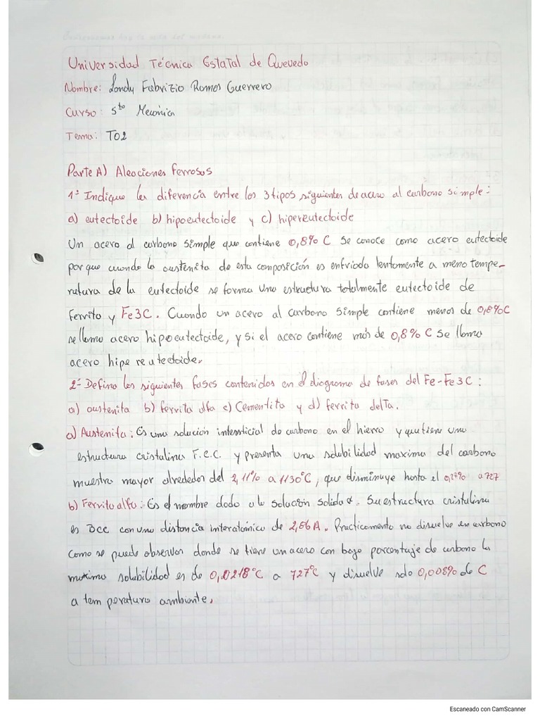 T02 Materiales de Ingeniería | PDF