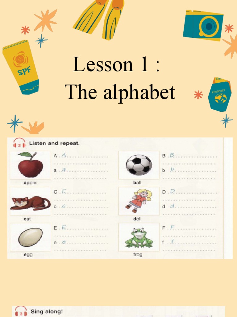Alphabet Pictures and Letters Guide | PDF