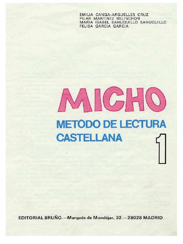 Libro Micho 1 | PDF