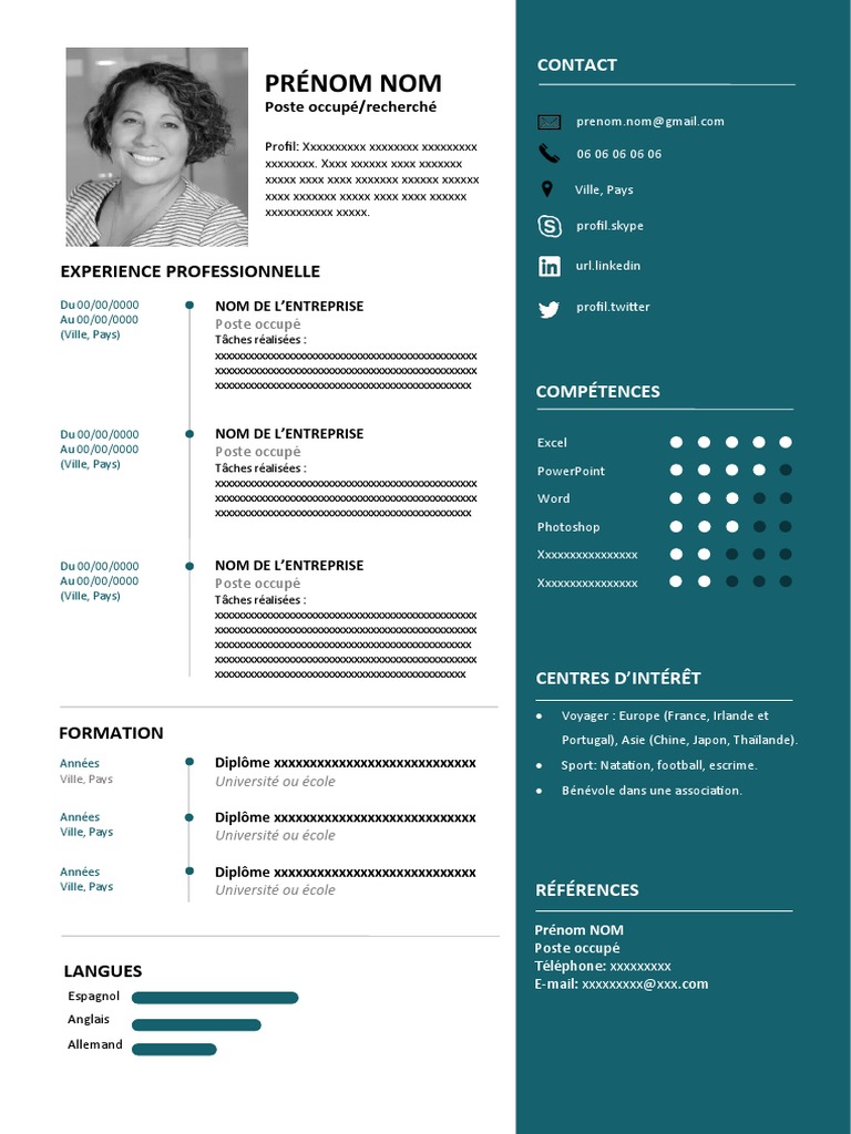138 Modele CV Banque | PDF | Informatique