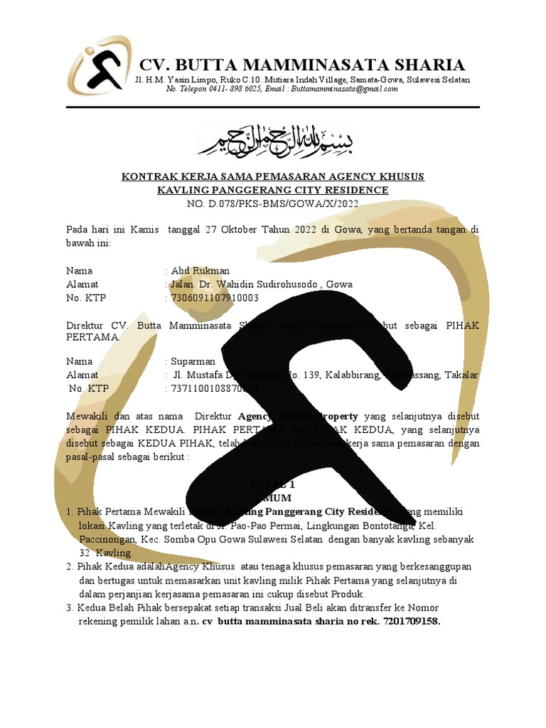 Agency Khusus Pangerang | PDF