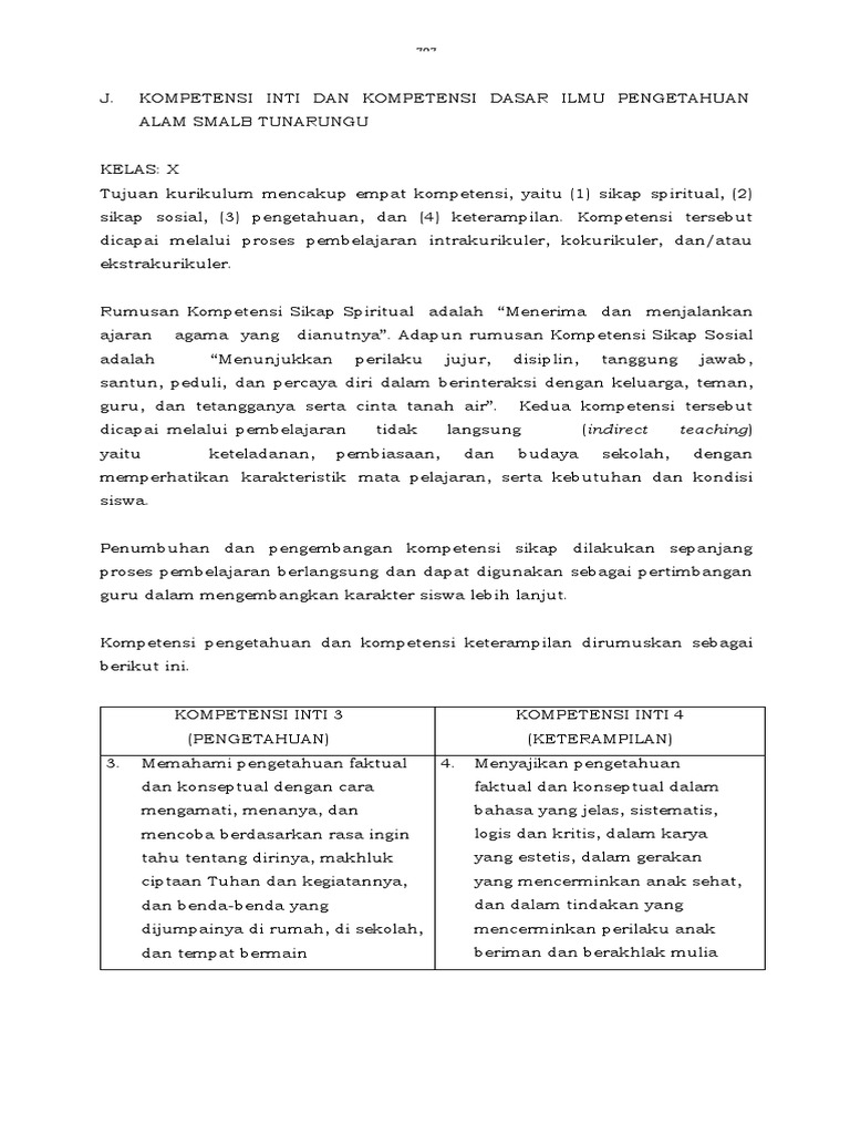 10 KI-KD IPA SMALB Tunarungu - PKLK - Rev | PDF