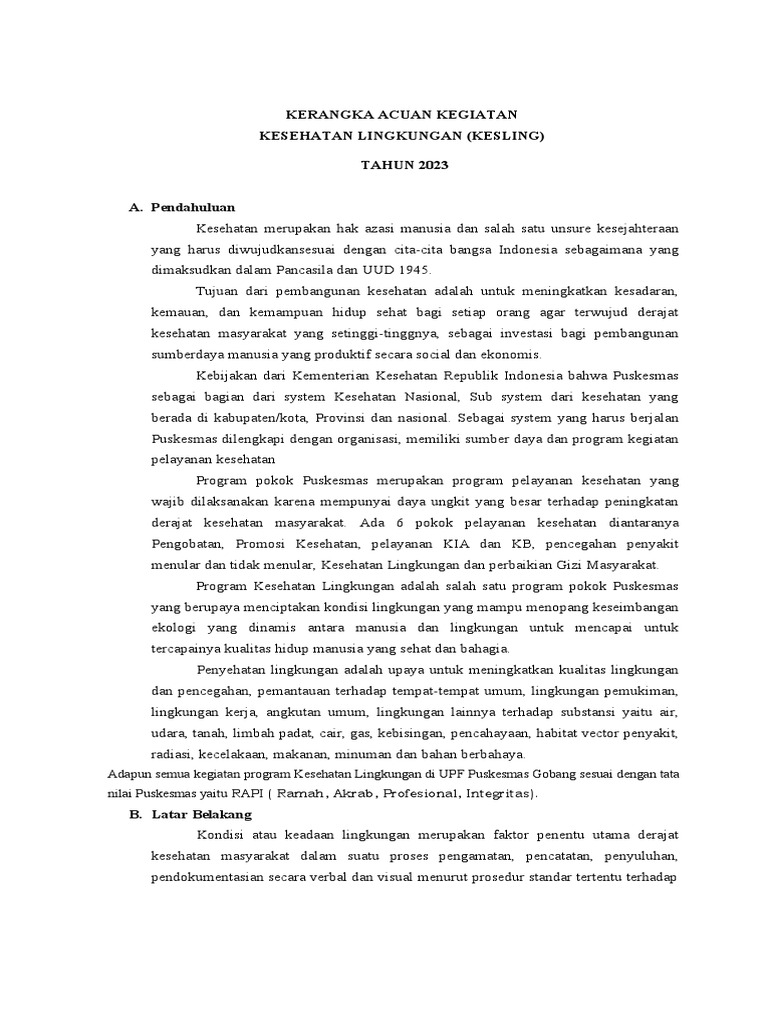 Kak Kesling 2023 | PDF