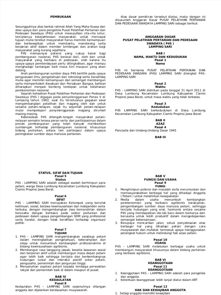 Dokumen - Tips Ad Art p4s Lamping Saridocx | PDF