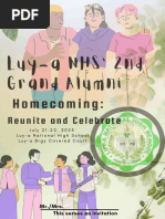 Sample Alumni Homecoming Program | PDF