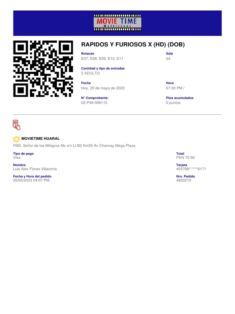 Rapidos Y Furiosos X (HD) (Dob) : E07, E08, E09, E10, E11 04 | PDF