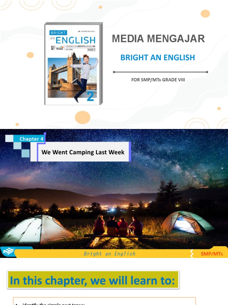 Chapter 4 - Bright SMP VIII | PDF | Grammatical Tense | Verb